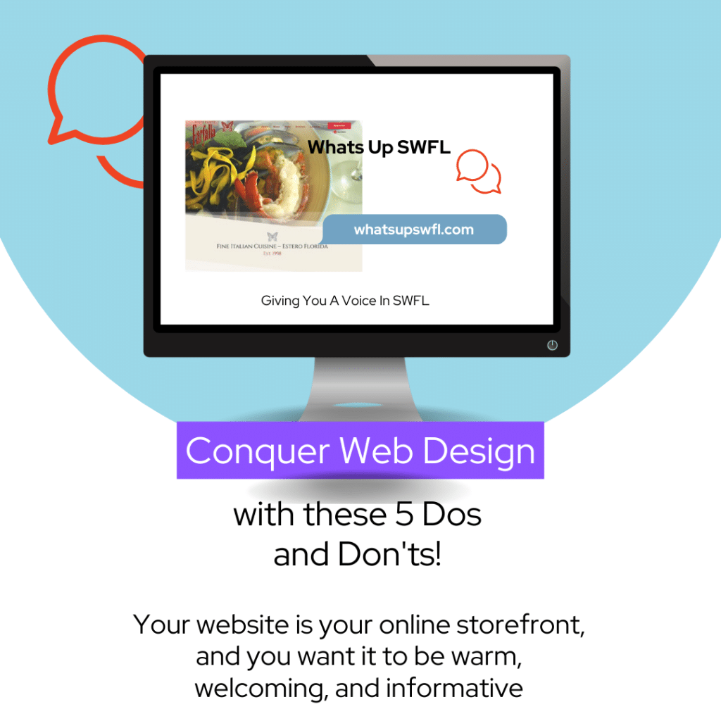 Conquer Web Design with these Dos and Don'ts! - Whats Up SWFL